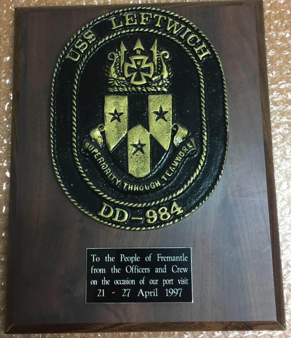USS Leftwich | City of Fremantle Local History Centre