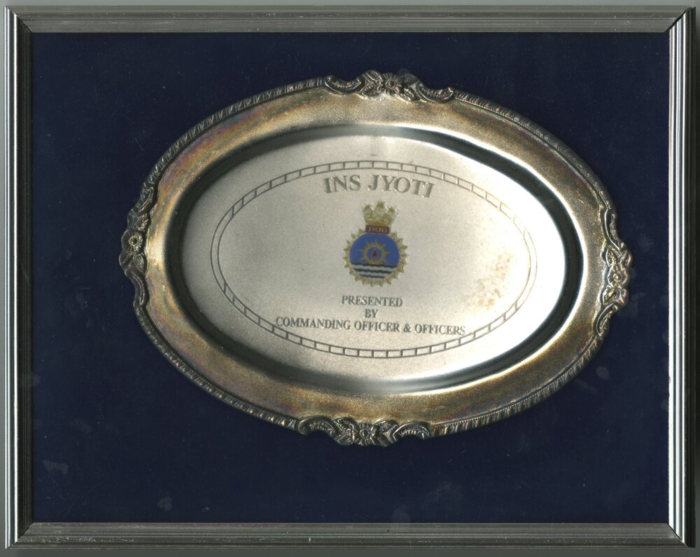 Indian Navy plaque - INS Jyoti | City of Fremantle Local History Centre