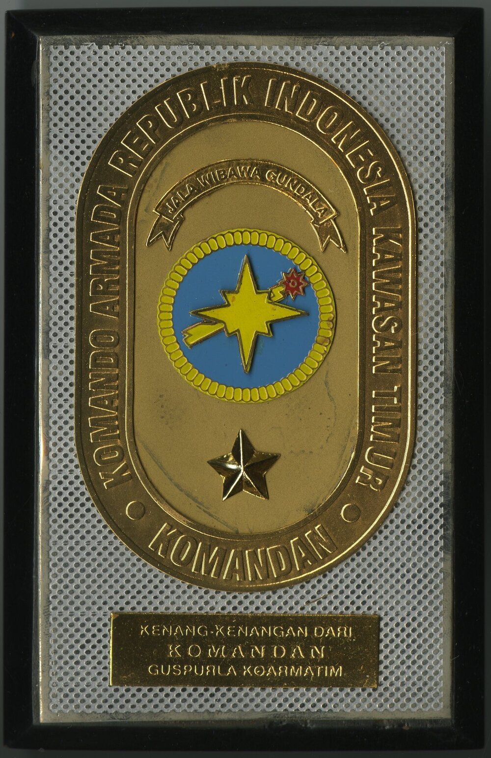 Indonesian Navy Ship Plaque - Kommando Armada | City of Fremantle Local ...