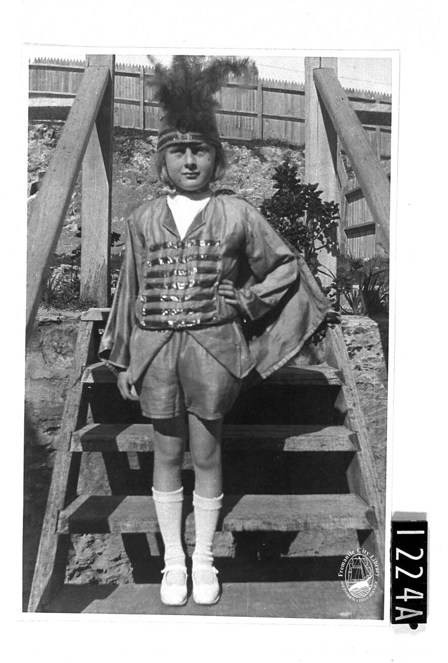 Helen Haydon in fancy dress | City of Fremantle Local History Centre
