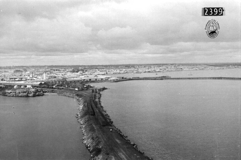 View of Fremantle and the harbour | City of Fremantle Local History Centre